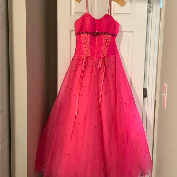 Dresses | Hot Pink Renaissance Prom Dress | Poshmark